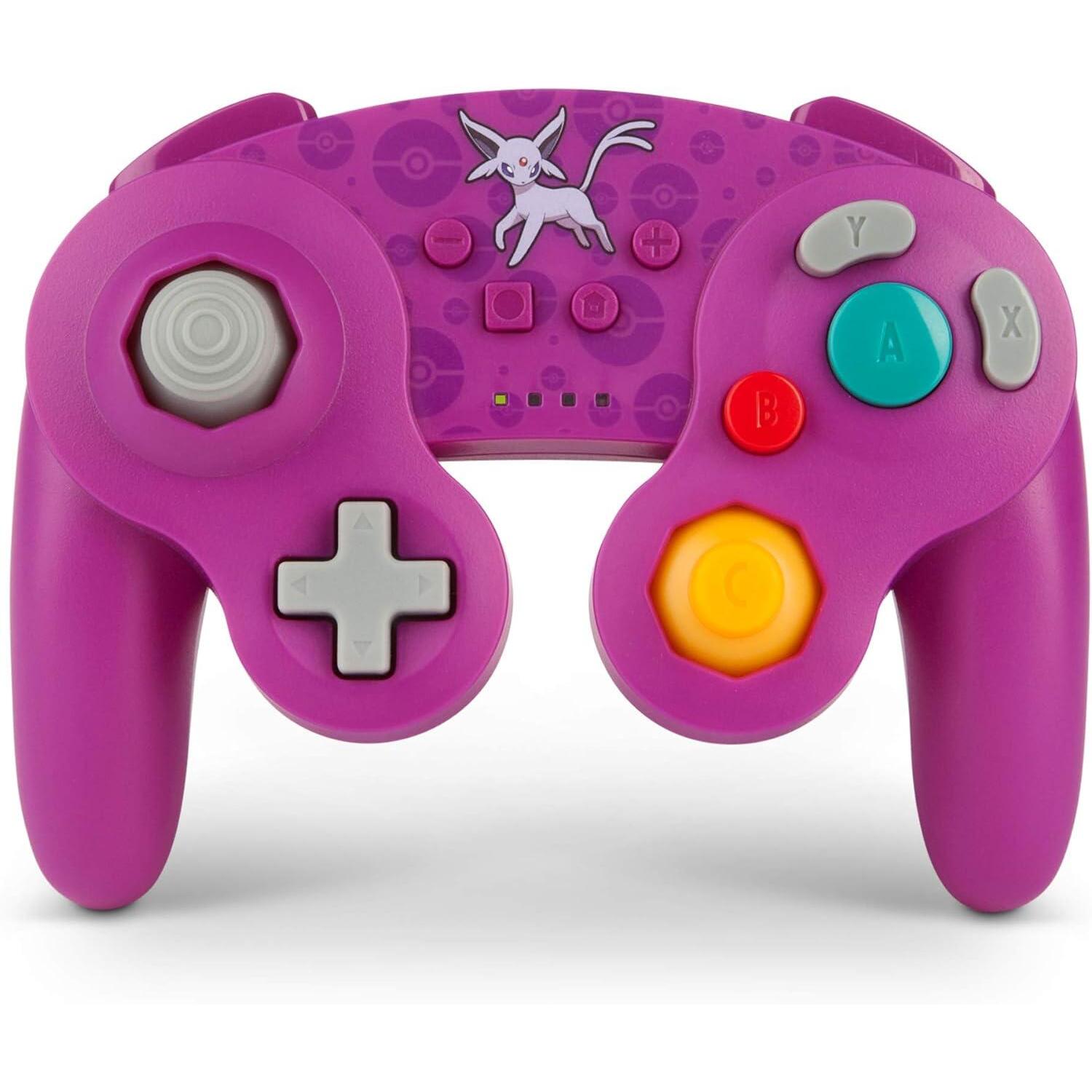 Nintendo Switch Wireless Controller - GameCube Style - Espeon - PowerA ...